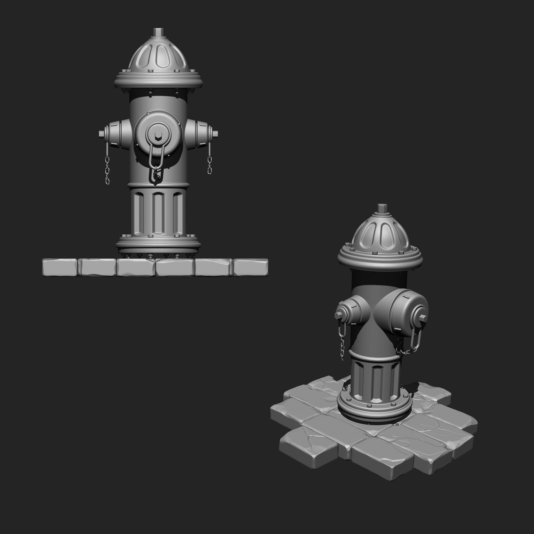 ArtStation - Metal Object Collection IMM Brush Pack 22 in One | Brushes