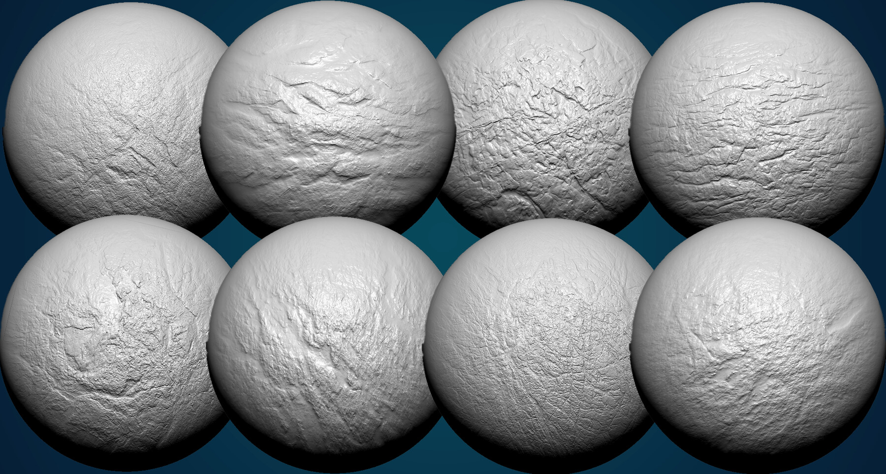 ArtStation - Alpha-rocks package. | Brushes
