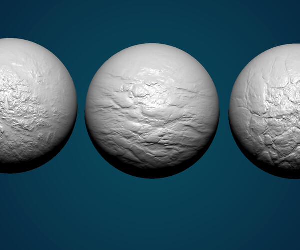 Artstation Alpha Rocks Package Brushes