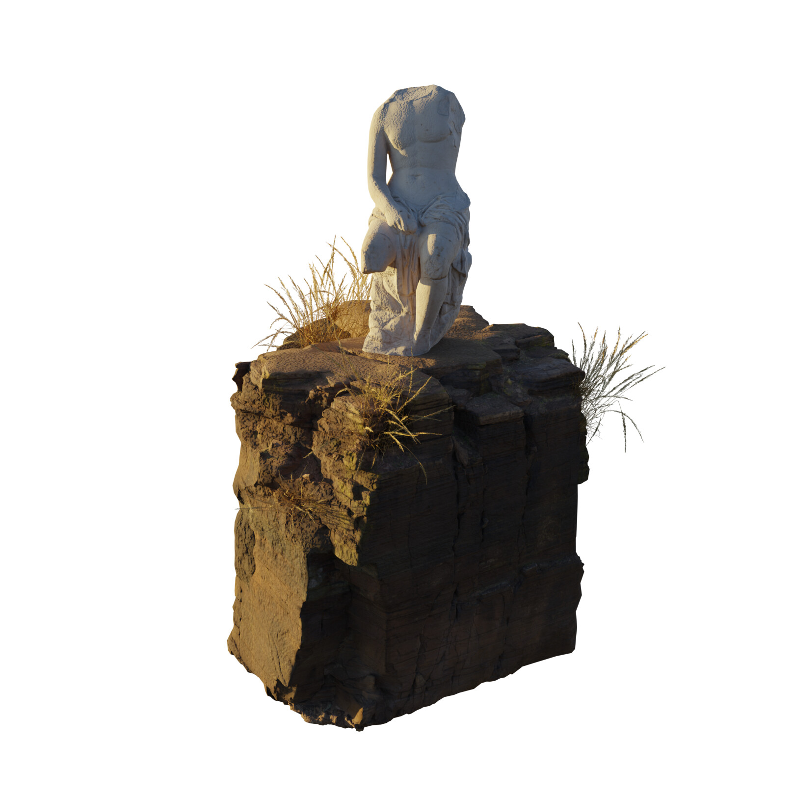 ArtStation - Statues in Canyon Cave | Resources