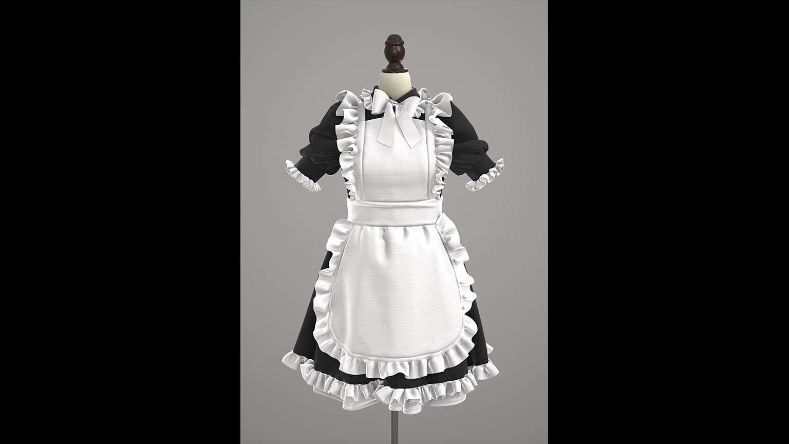 ArtStation - Maid Dress | Game Assets