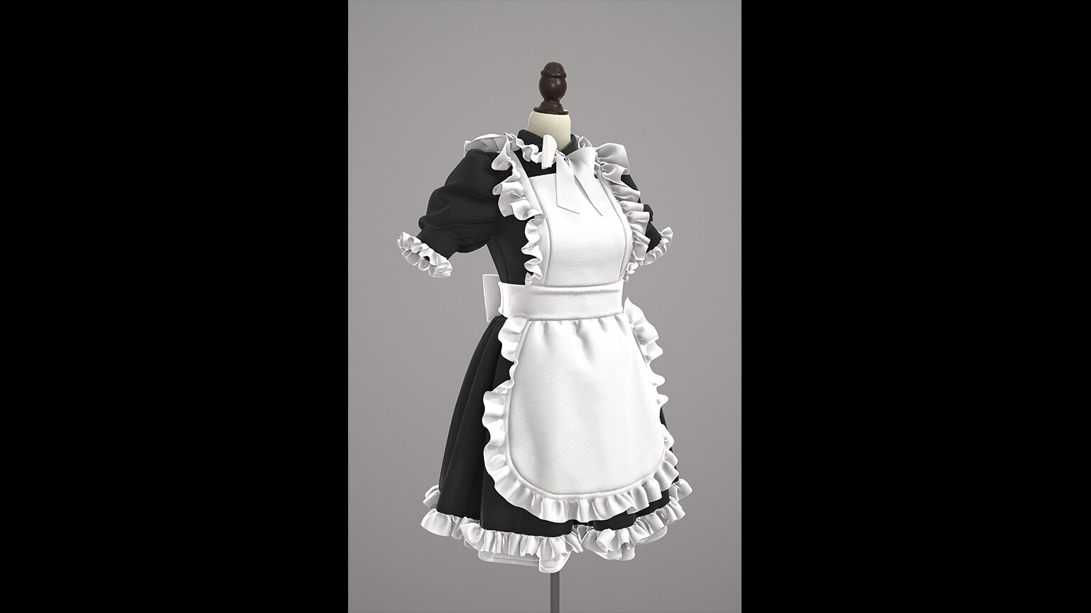 ArtStation - Maid Dress | Game Assets