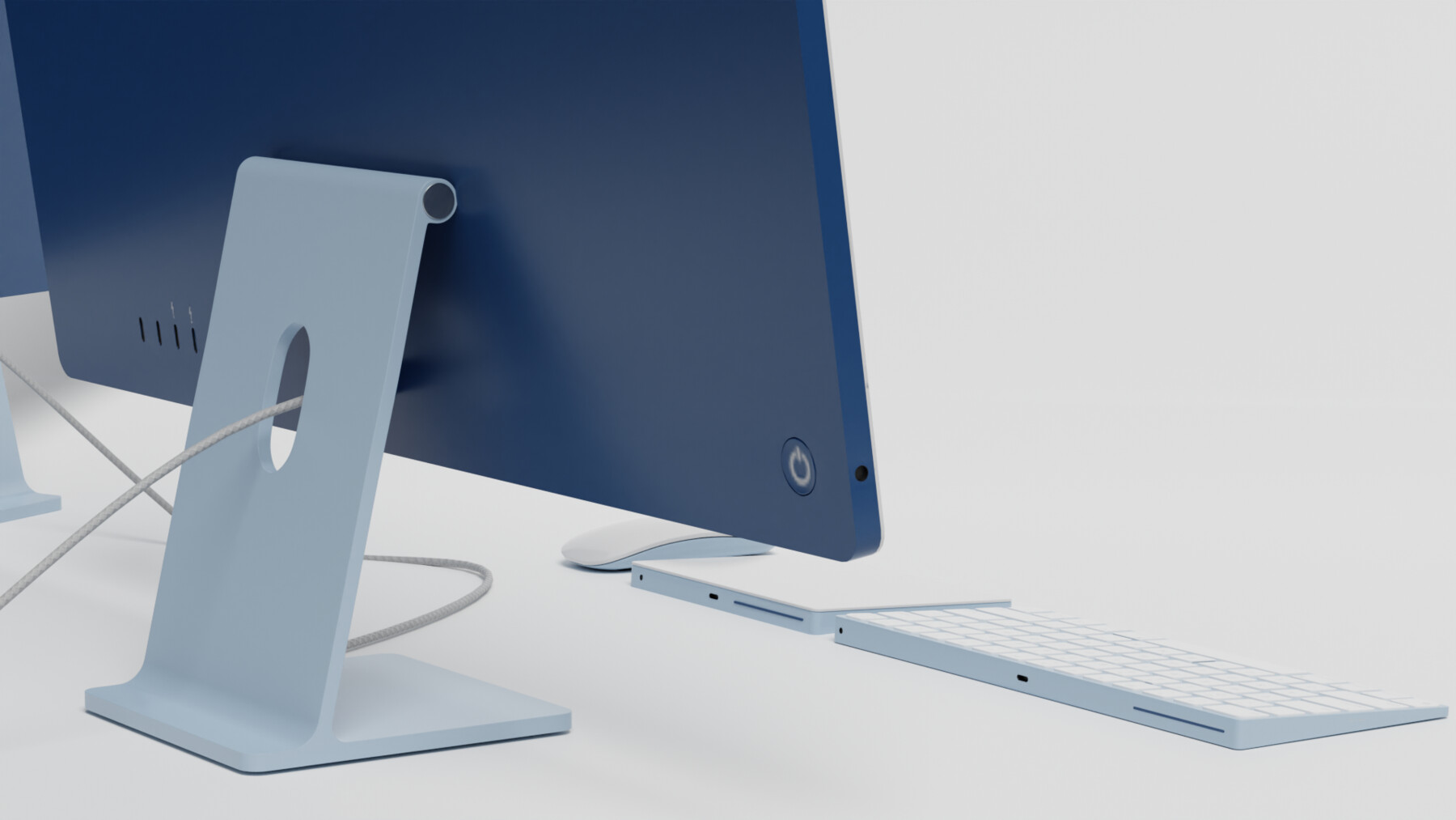 ArtStation - Apple imac 2021 with keyboard, mouse and trackpad all ...
