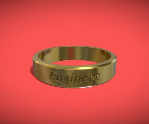 ArtStation - Engineer Ring Gold | Resources
