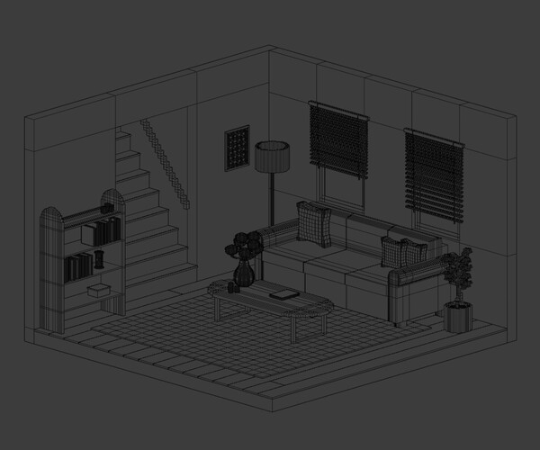 ArtStation - Living-room | Game Assets