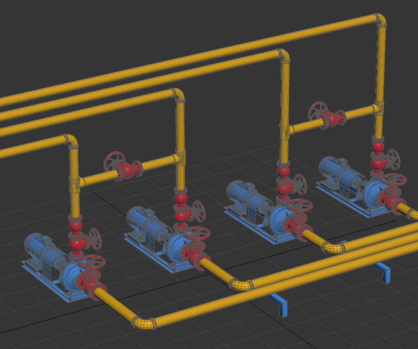 ArtStation - Industry Plant 01 3d Model | Resources