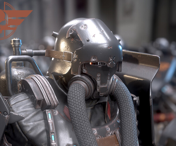 ArtStation - Dystopia Soldier 02 | Game Assets