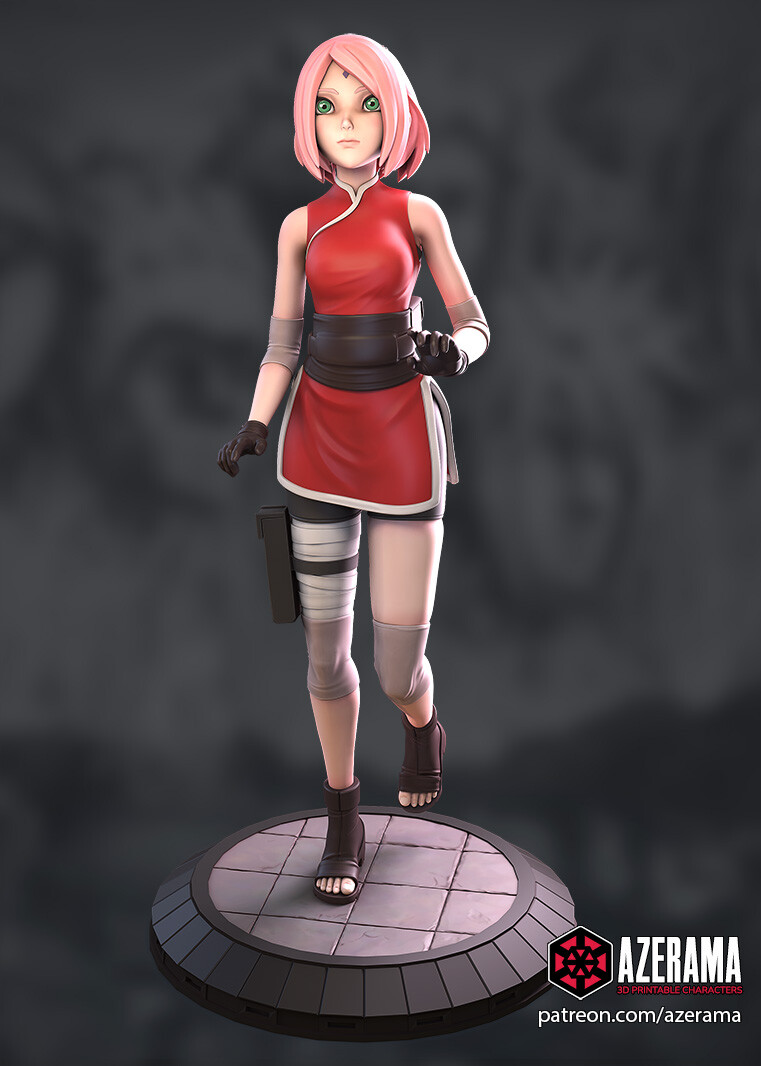 ArtStation - Sakura STL Ready for 3D Printing | Resources