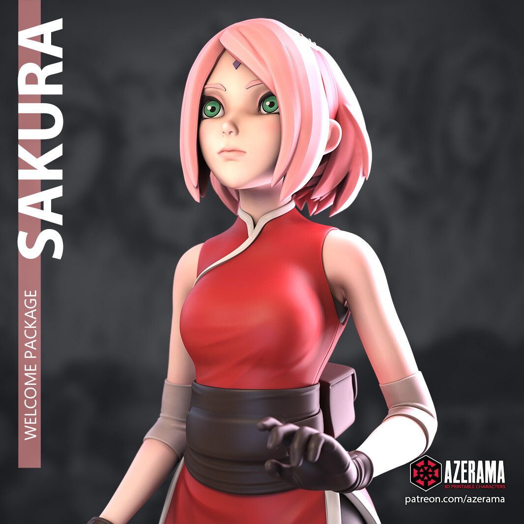 ArtStation - Sakura STL Ready for 3D Printing | Resources