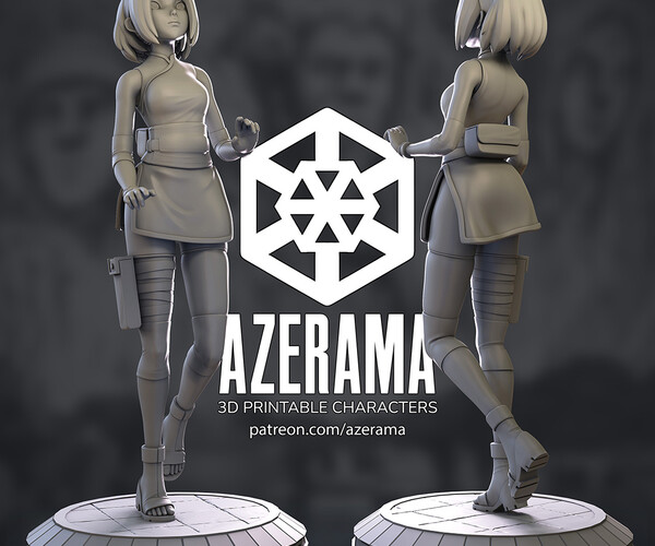 ArtStation - Sakura STL Ready for 3D Printing | Resources