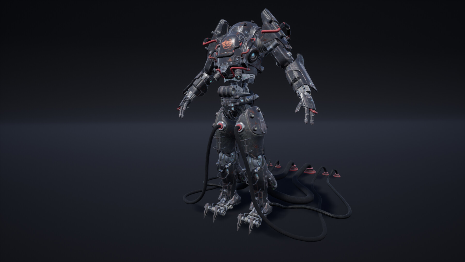 ArtStation - Dystopia Mech And Pilot | Game Assets