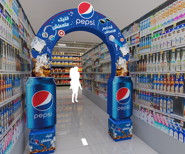 ArtStation - PEPSI STAND ARCH CANZ 03-1 | Resources