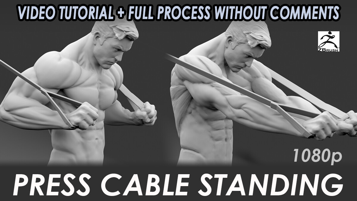 ArtStation - Tutorial Press Cable Standing | Tutorials