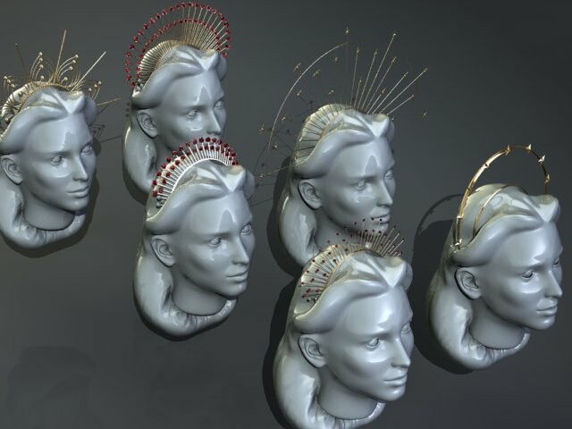 ArtStation - Female crown | Game Assets
