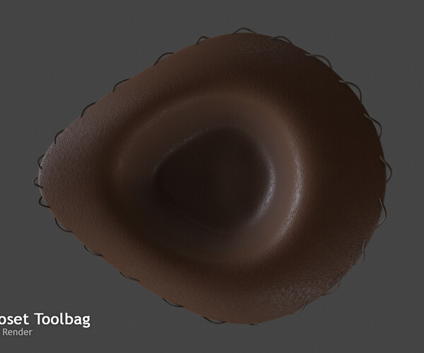 ArtStation - HATS.002 Cowboy Hat | Game Assets