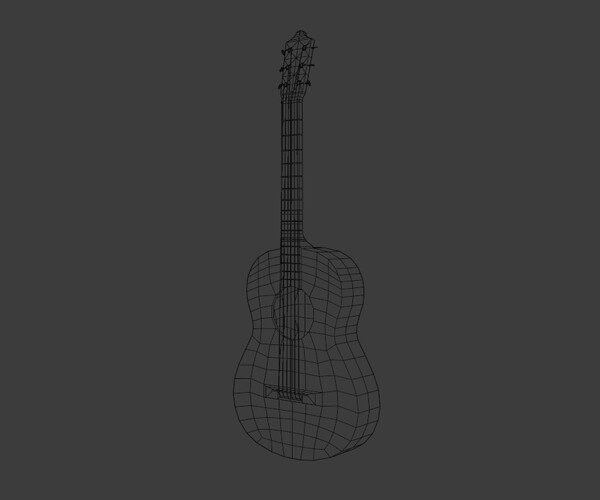 ArtStation - Guitar | Game Assets