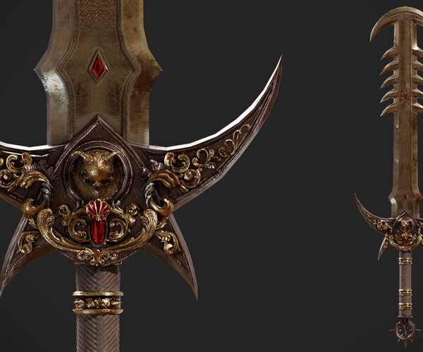 ArtStation - Ritual sword | Game Assets