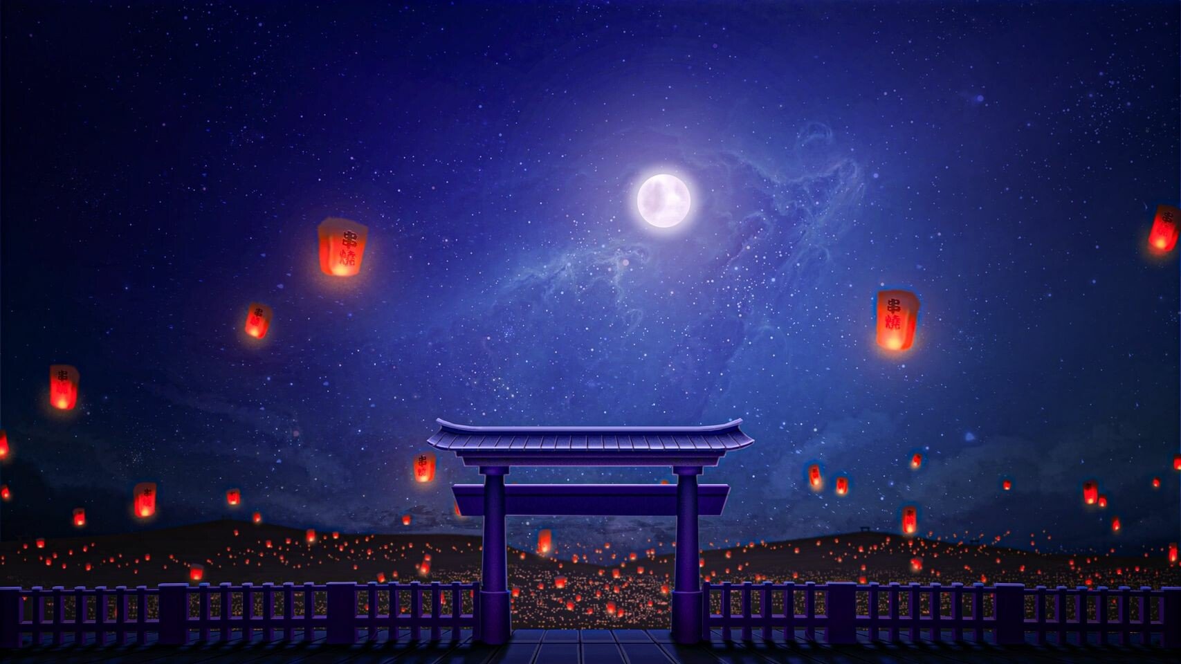 ArtStation - Lantern release night | Artworks