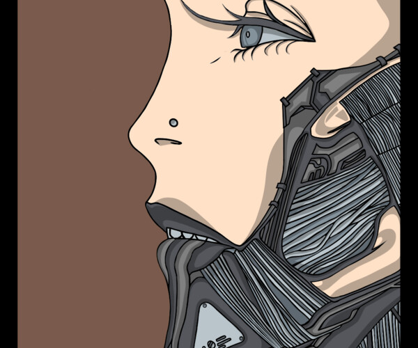 ArtStation - Cyber Face | Artworks