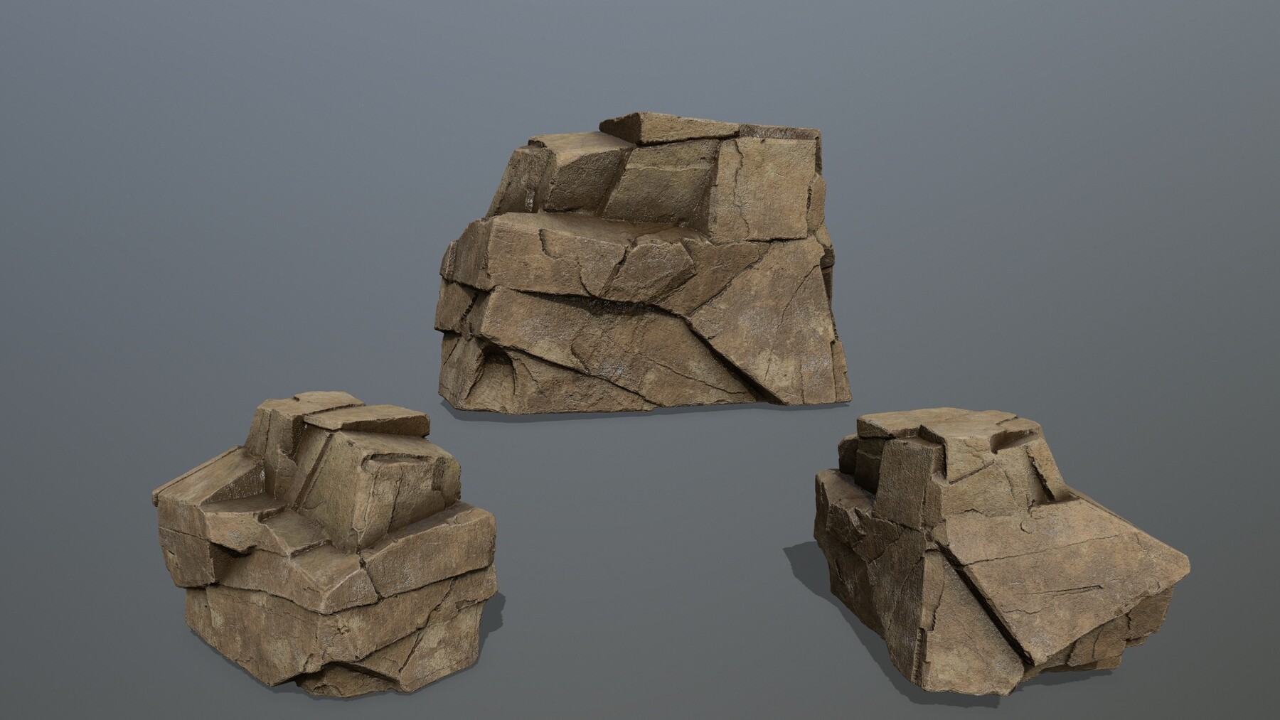 ArtStation - desert rocks | Game Assets