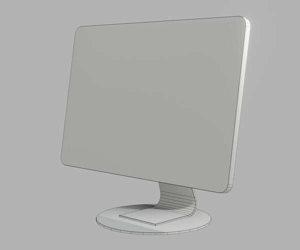 ArtStation - Computer Monitor - Low Poly - Game Ready - PBR | Game Assets