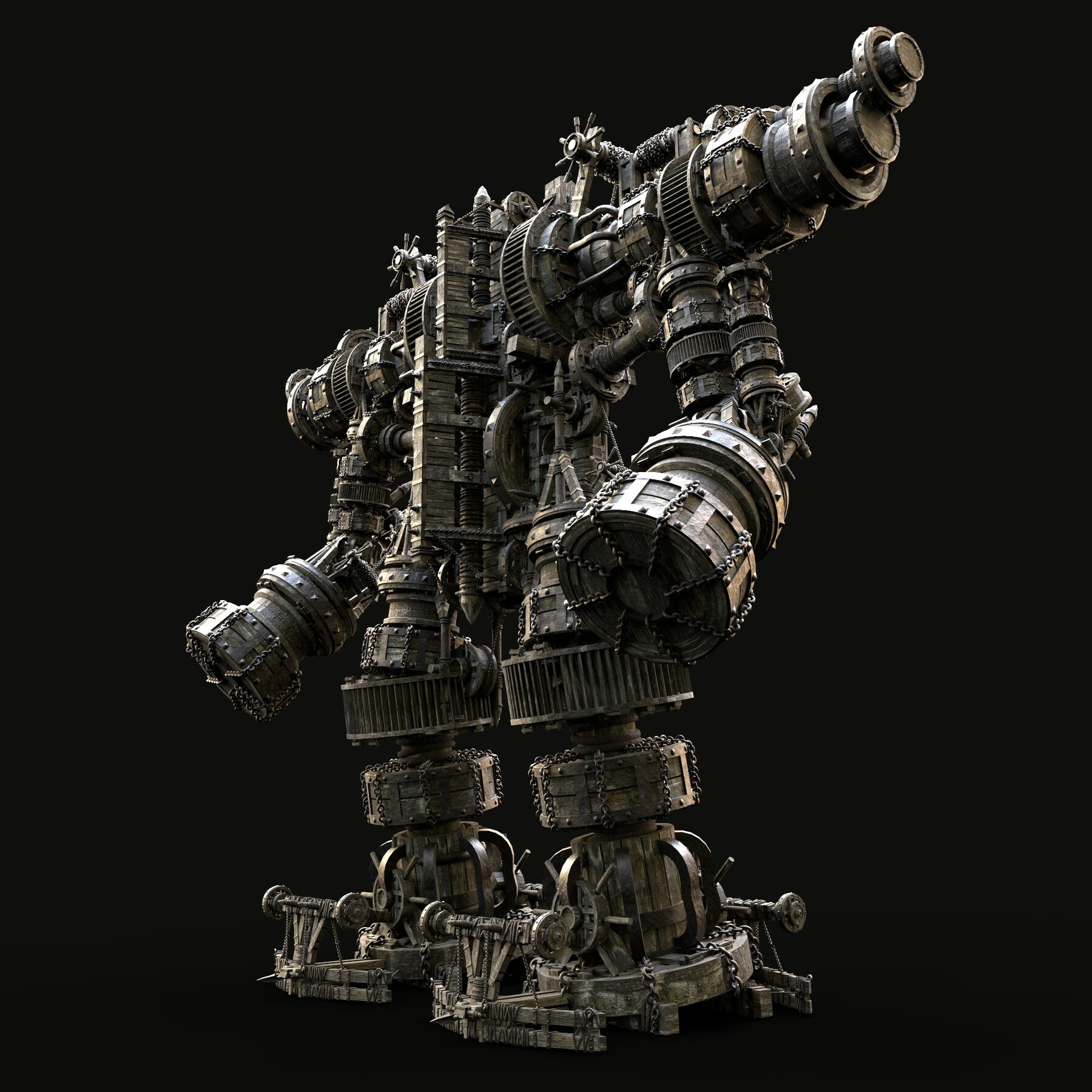 ArtStation - MECH GIANT ROBOT SIEGE ENGINE MACHINE WAR AAA MEDIEVAL ...