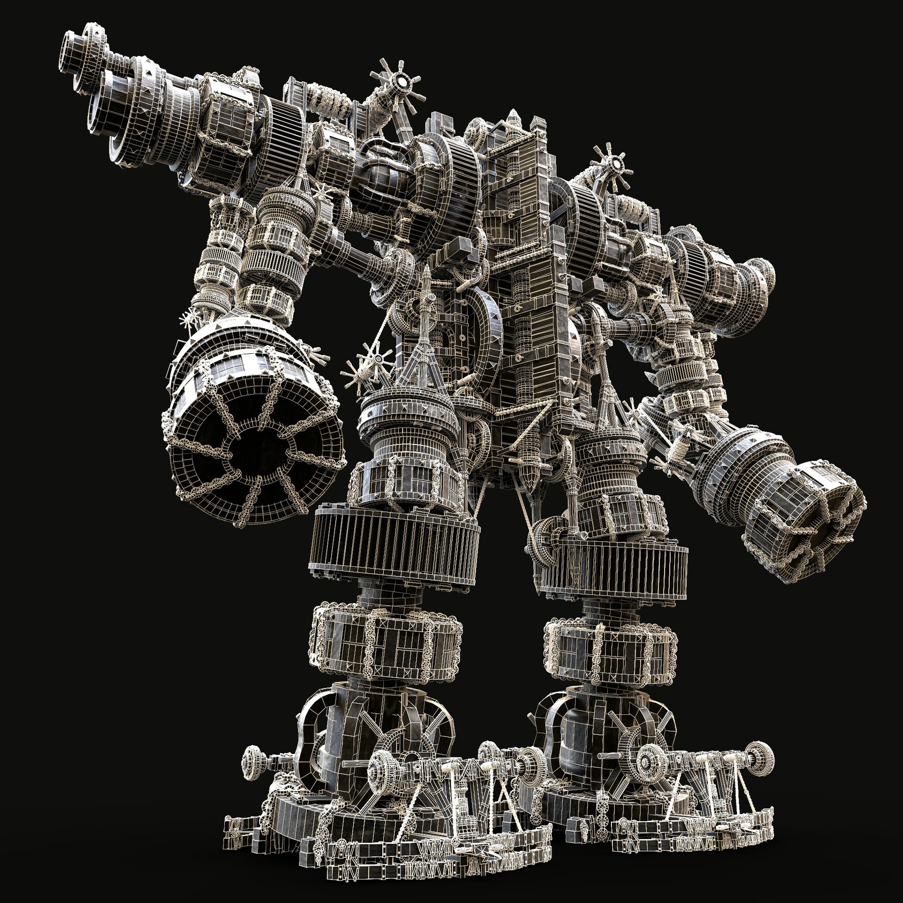 ArtStation - MECH GIANT ROBOT SIEGE ENGINE MACHINE WAR AAA MEDIEVAL ...