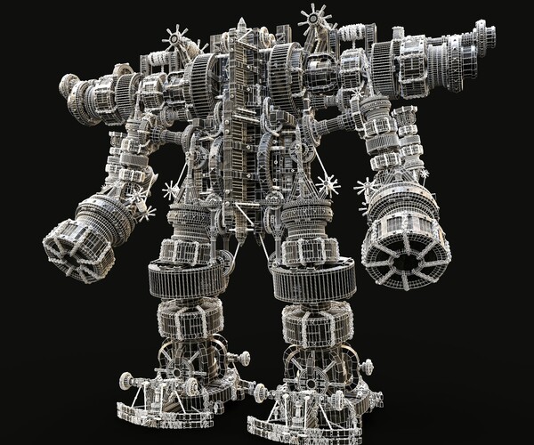 ArtStation - MECH GIANT ROBOT SIEGE WAR MACHINE MEDIEVAL MECHA ...