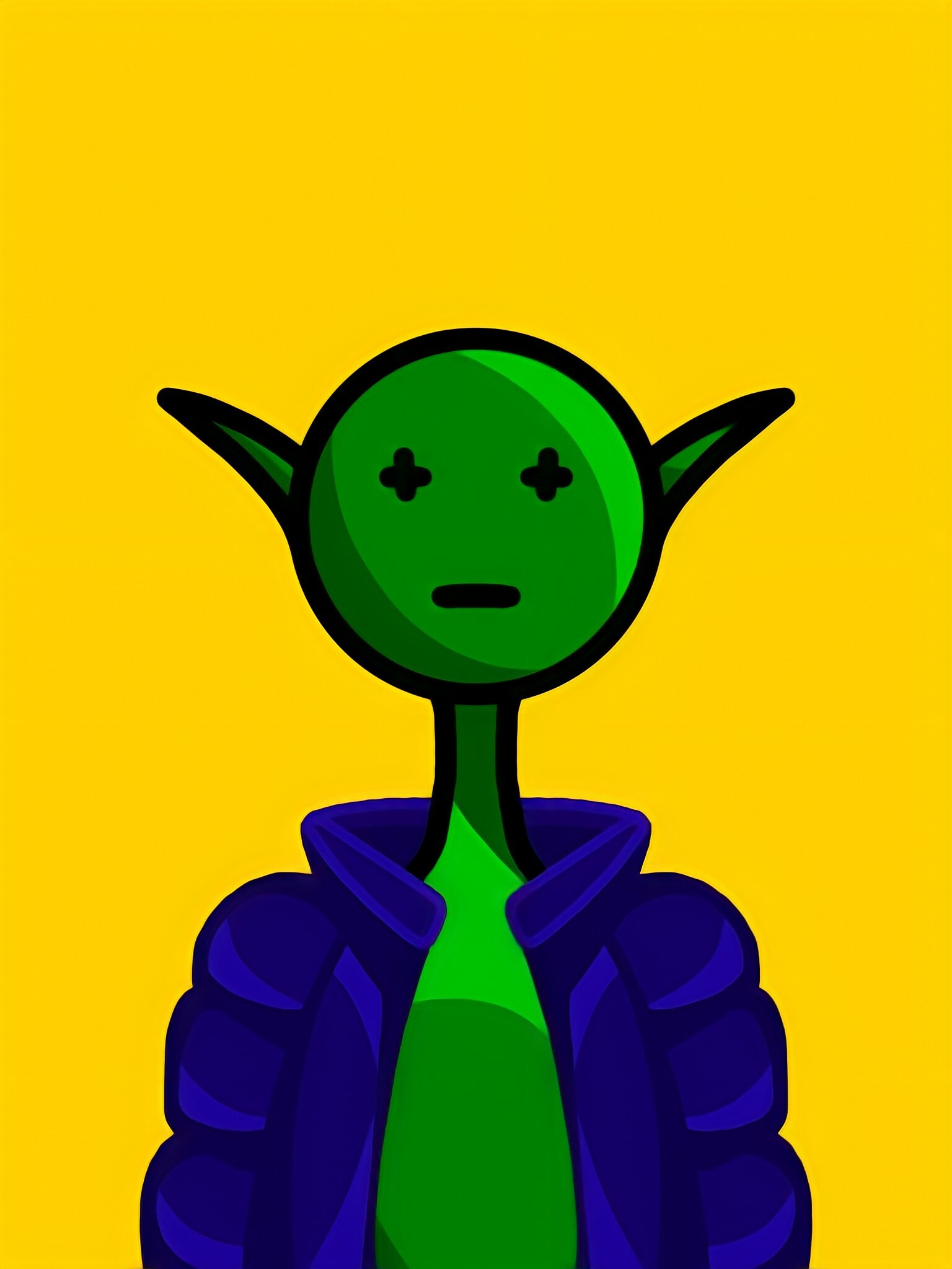 ArtStation - Bored Green Alien | Artworks