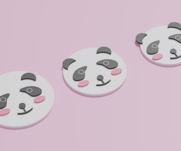 ArtStation - Cartoon Cute Panda Head 3D model | Resources
