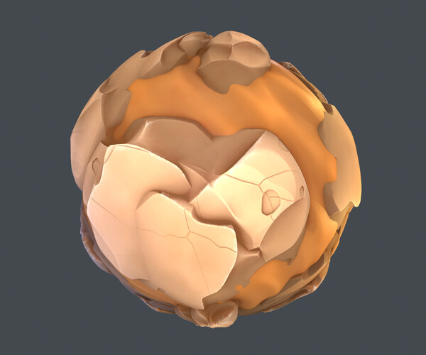 ArtStation - Desert with Rocks Ground - Stylized Textures | Game Assets