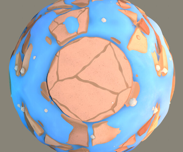 ArtStation - Circular Ground - Stylized Texture | Game Assets