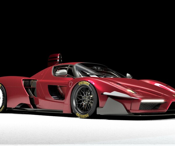 ArtStation - Ferrari Enzo Longtail Custom 3D model | Resources