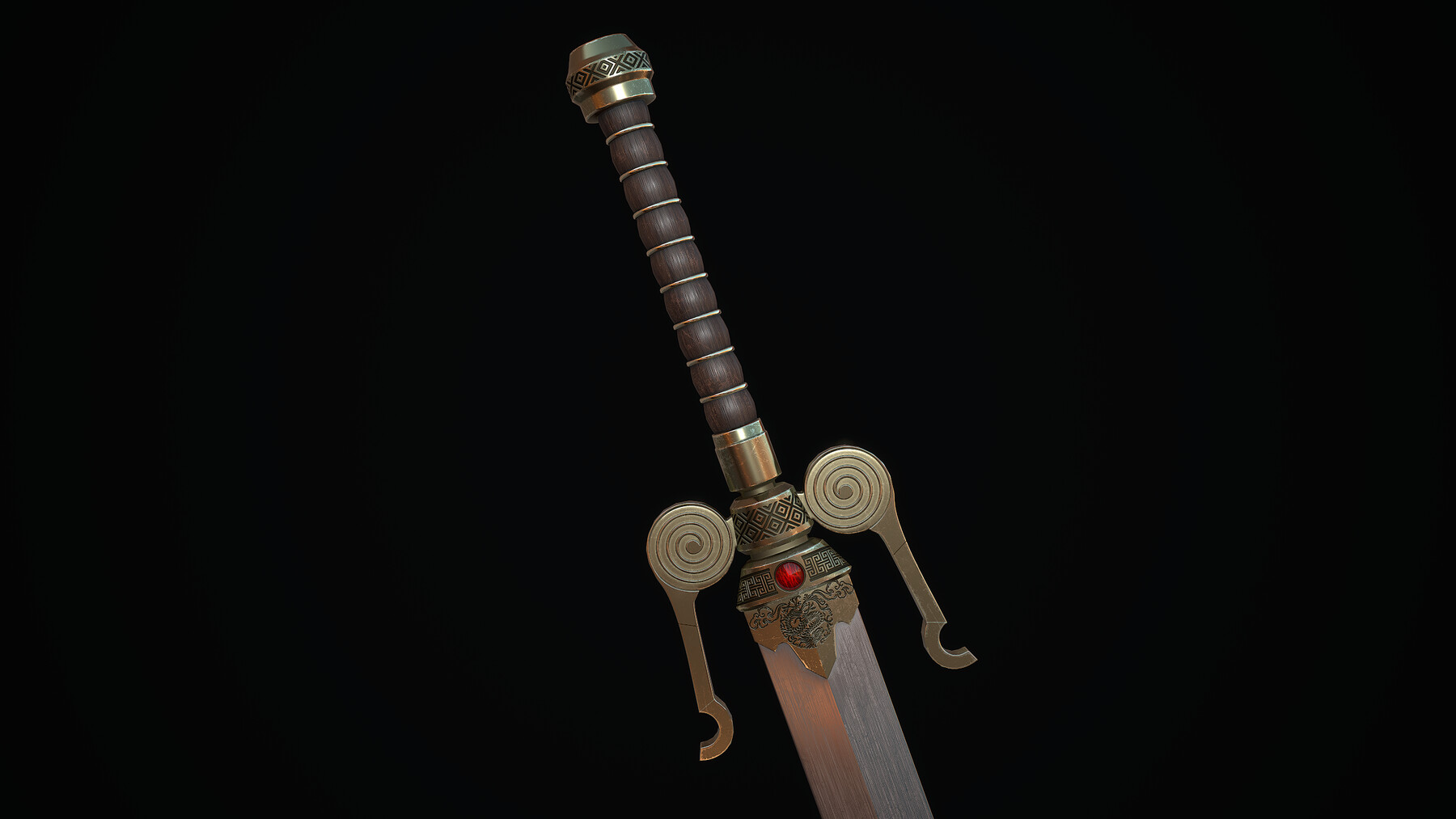 ArtStation - Emperor Serpent Sword | Game Assets