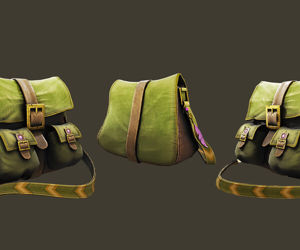 ArtStation - Stylized bag | Game Assets