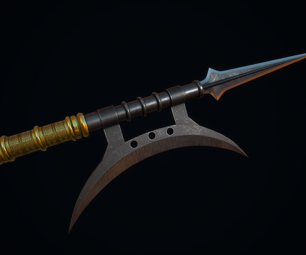 ArtStation - Ancient Chinese Pike | Game Assets