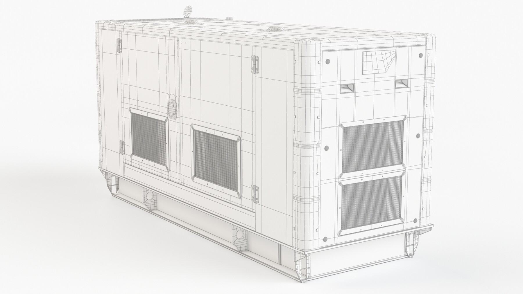 ArtStation - Diesel Generators 01 3D model | Resources