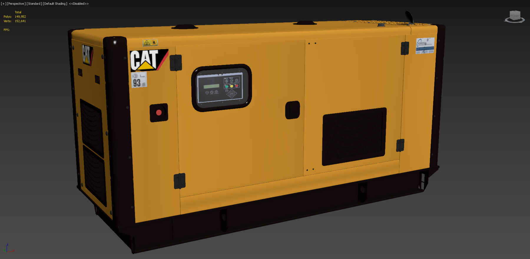 ArtStation - Diesel Generators 01 3D model | Resources