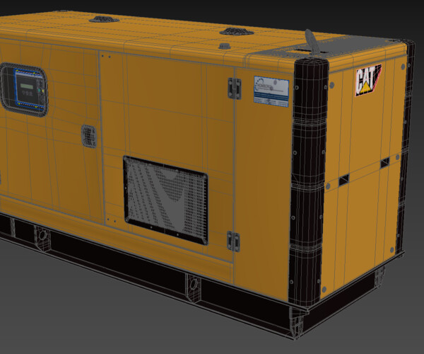 ArtStation - Diesel Generators 01 3D model | Resources