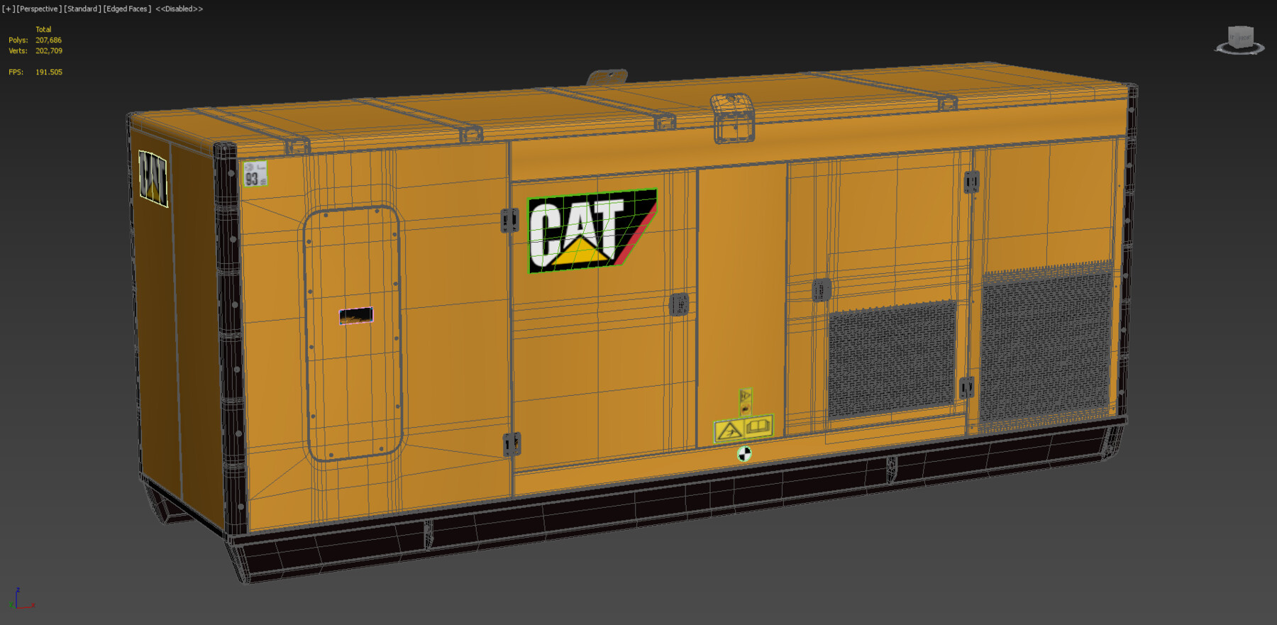 ArtStation - Diesel Generators 02 3D model | Resources