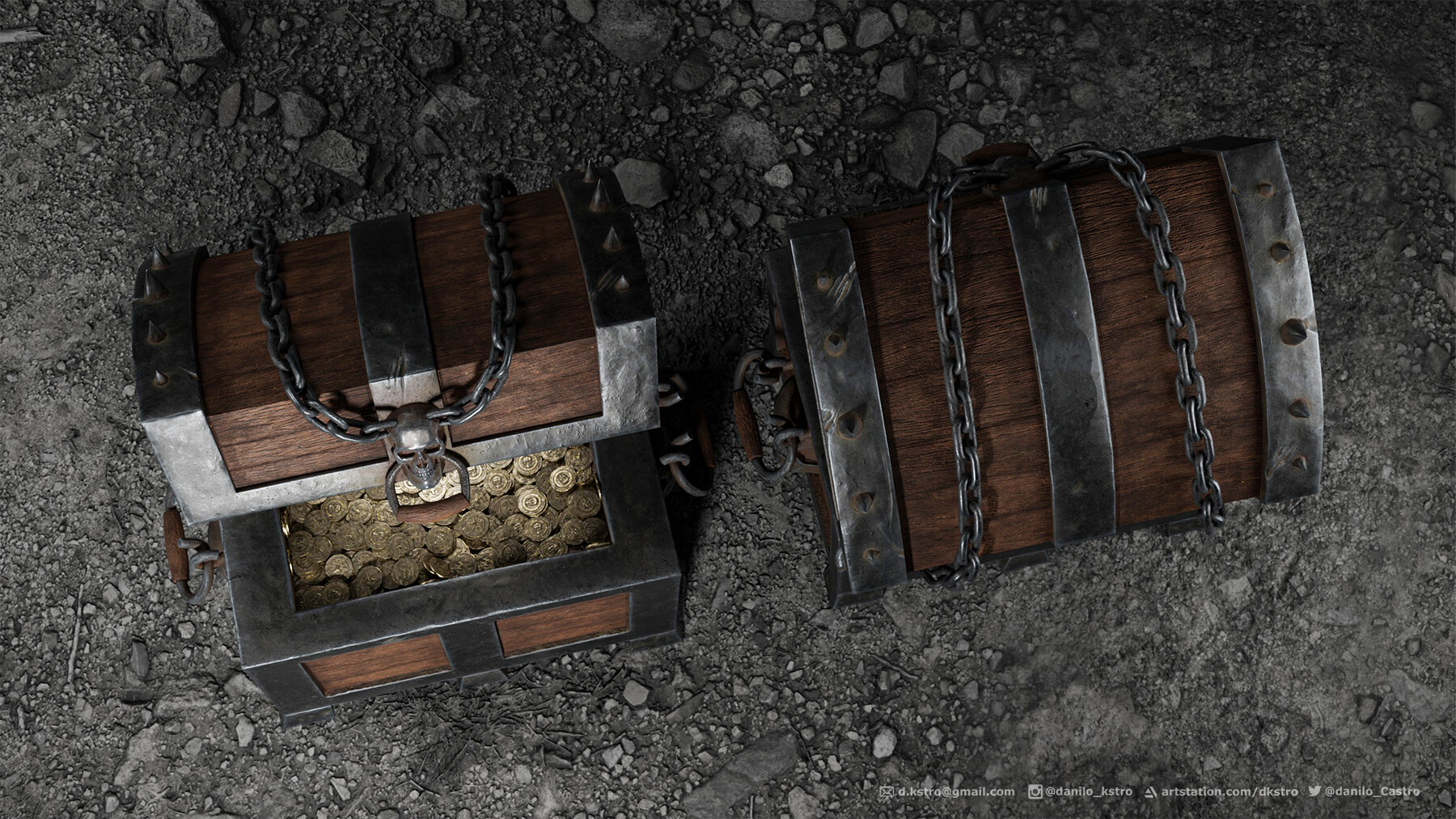 ArtStation - Treasure Chest | LOWPOLY | 4k Textures | Game Assets