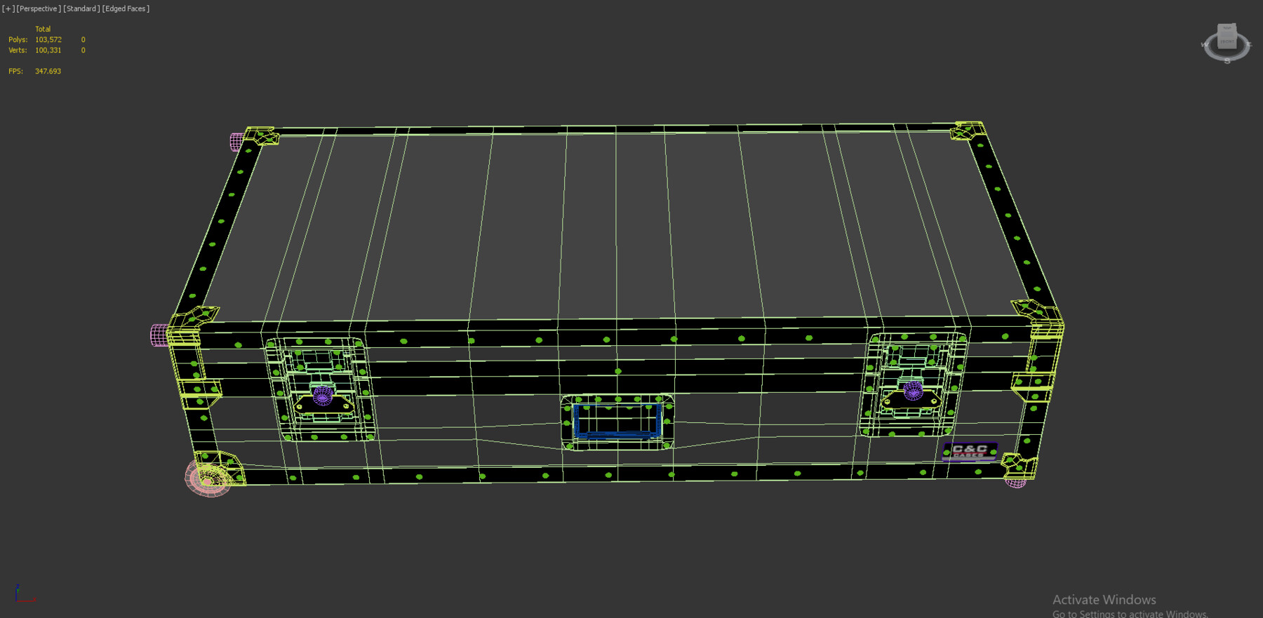 ArtStation - Flight Cases Small Close 01 3d Model | Resources