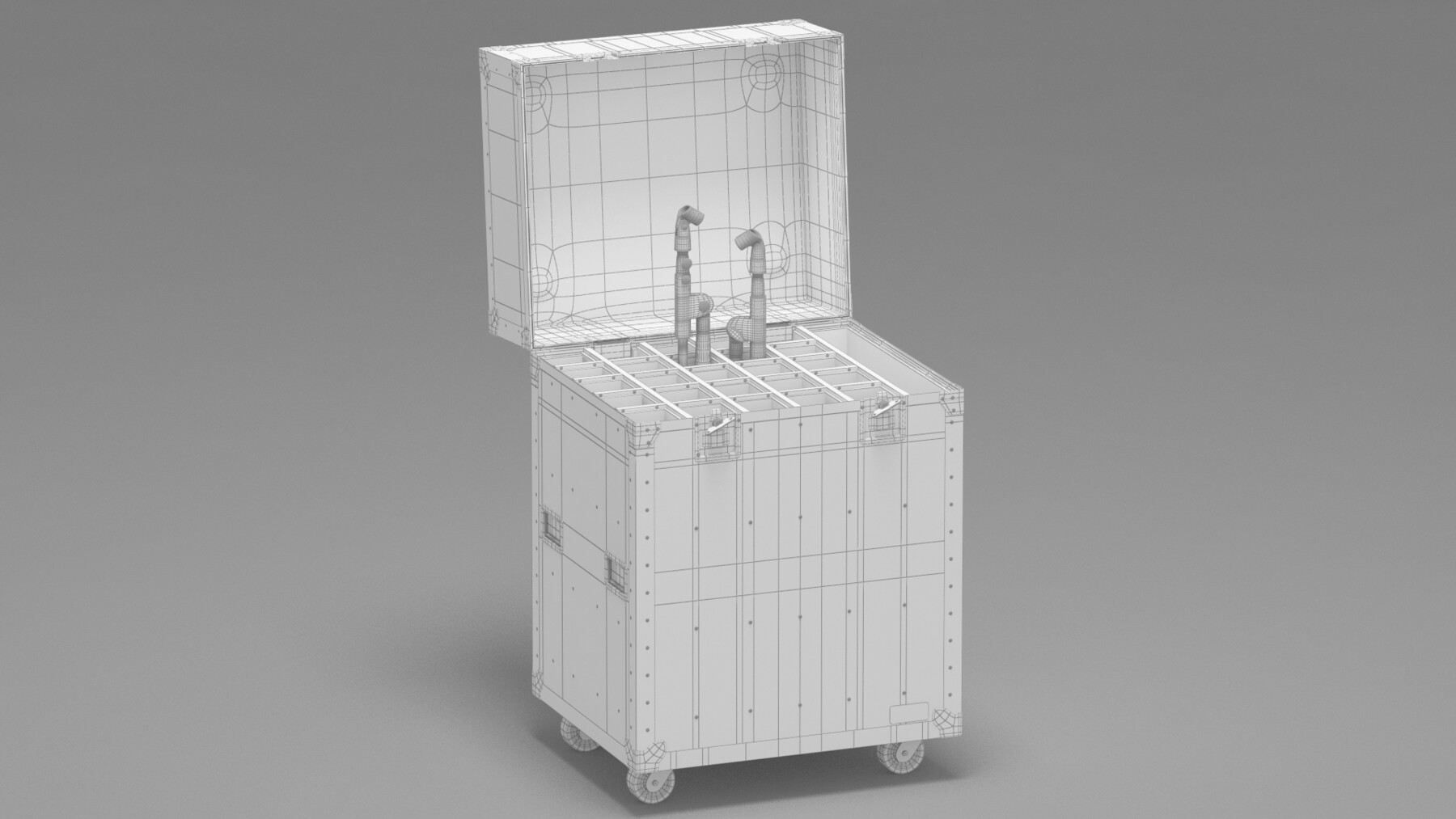 ArtStation - Flight Cases With Device Big 02 3d Model | Resources