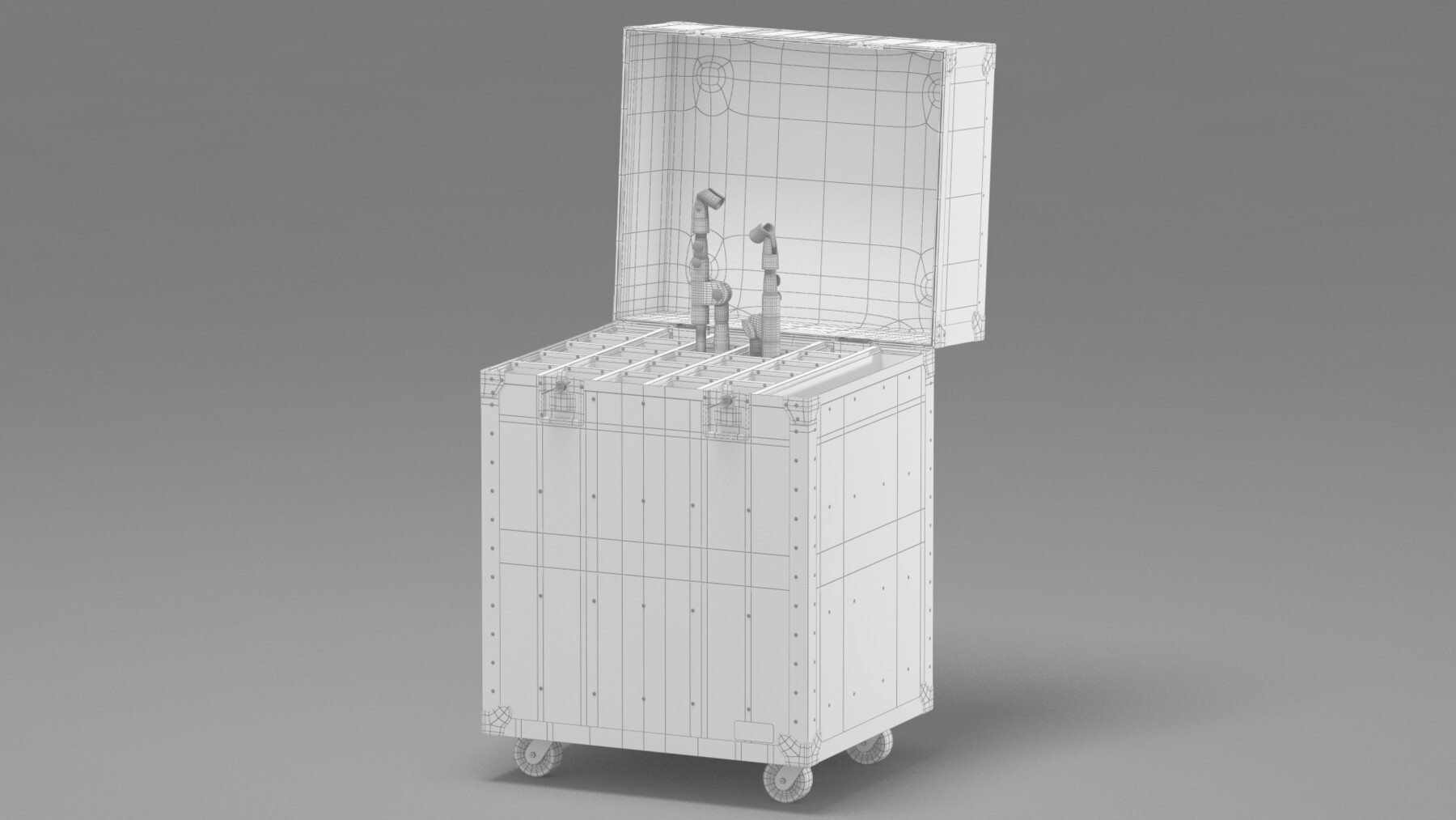ArtStation - Flight Cases With Device Big 02 3d Model | Resources