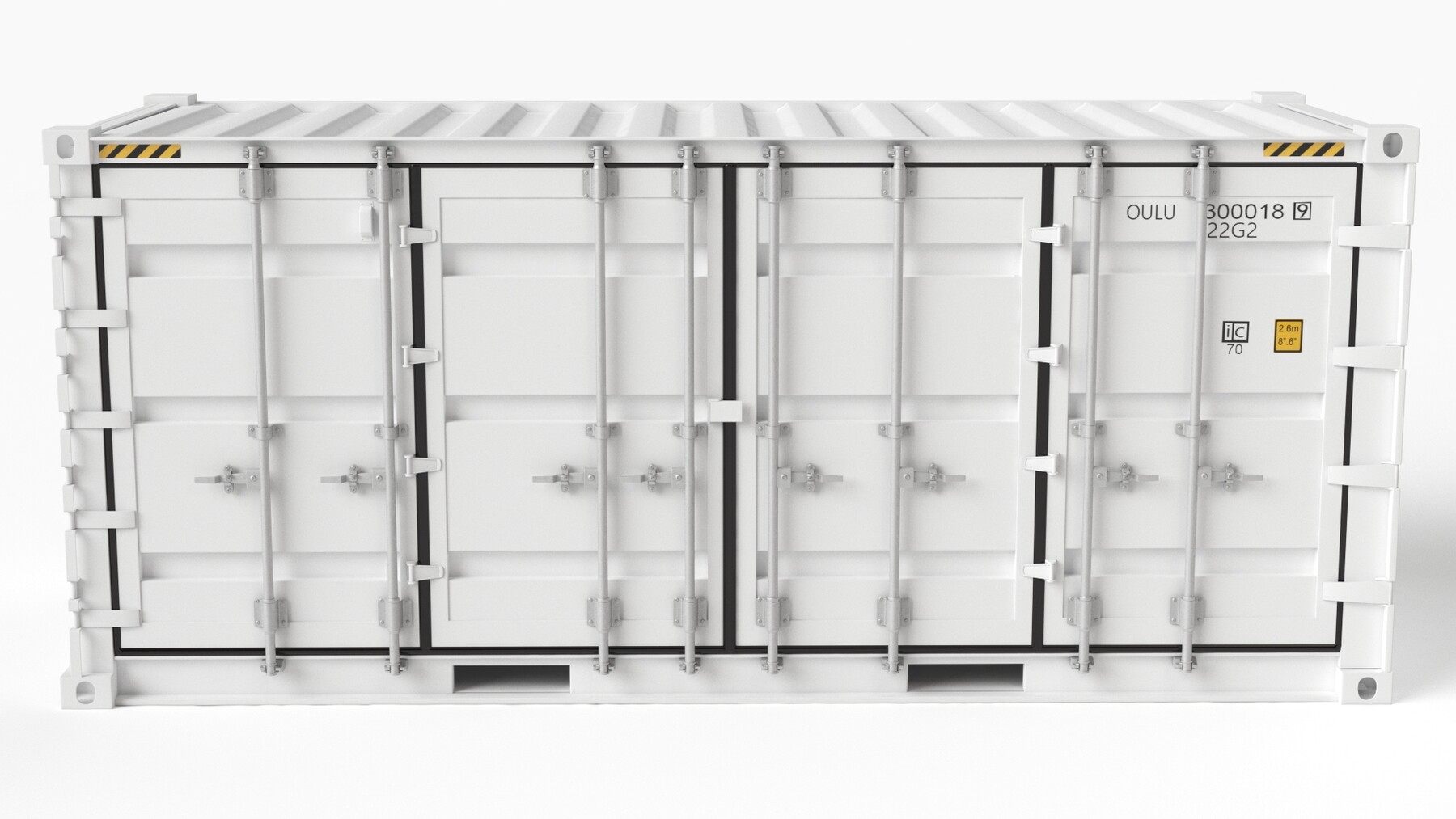 ArtStation - 20 ft Military Container UN 3d Model | Resources