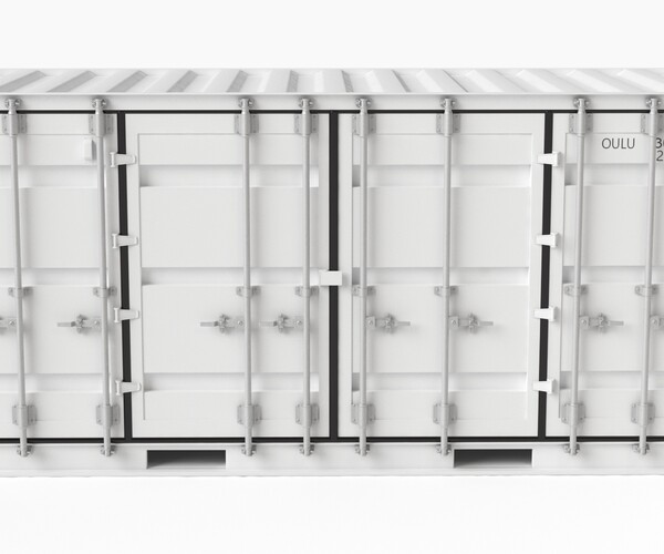 ArtStation - 20 ft Military Container UN 3d Model | Resources