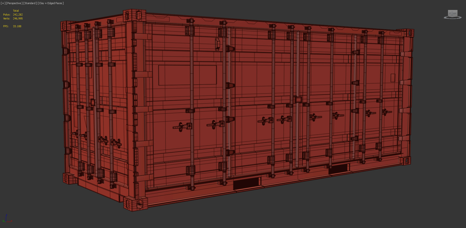ArtStation - 20 ft Military Container UN 3d Model | Resources