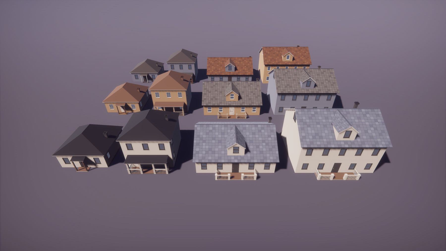 ArtStation - Low Poly House Interior and Exterior - Asset for Unity 3D ...