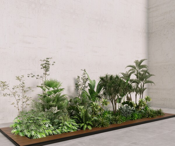 ArtStation - Complex of garden plants 04 | Resources