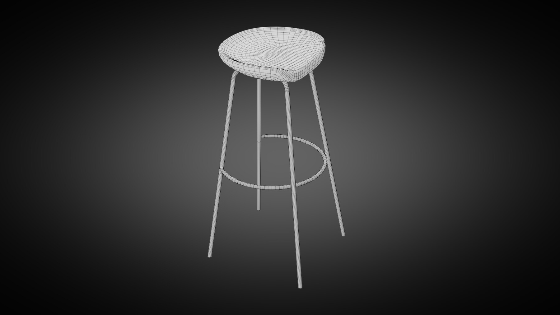 ArtStation - Alden Bar & Counter Stools - Steel | Resources